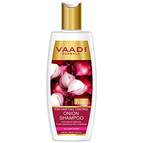 Buy VAADI HERBALS Onion Shampoo - With Plant Keratin & Pro Vitamin B5 ...