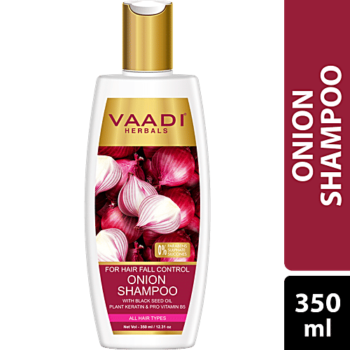 Buy Vaadi Herbals Onion Shampoo - With Plant Keratin & Pro Vitamin B5 ...