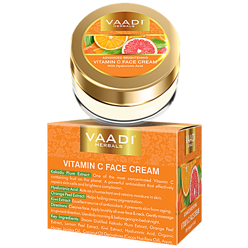 Buy VAADI HERBALS Vitamin C Face Cream With Hyaluronic Acid - For ...