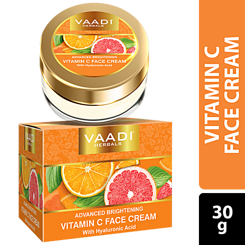 Buy Vaadi Herbals Vitamin C Face Cream With Hyaluronic Acid - For ...