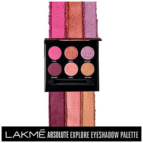 Buy Lakme Absolute Explore Eye Shadow Palette - Purple Haze, Velvety ...
