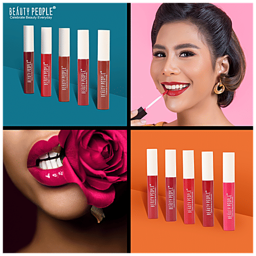 Buy Beauty People Matte Lip Cream - Smudge & Transfer-Proof Formula ...