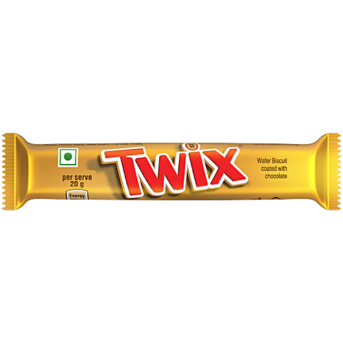 Buy Twix Crunchy Cookie Rich Milk Chocolate Bar With Goodness Of Wafer ...