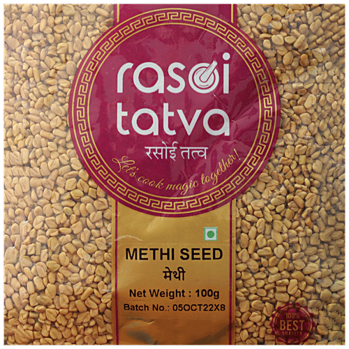 Buy RASOI TATVA Methi Seed - 100% Natural, Premium Quality Online at ...