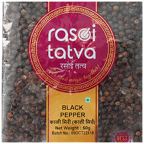 Buy RASOI TATVA Black Pepper - 100% Natural, Premium Quality Online at ...