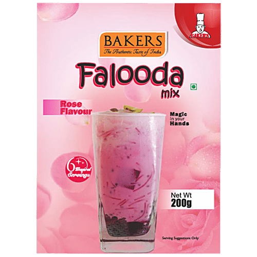 Buy BAKERS Falooda Mix - Rose Flavour Online at Best Price of Rs 38.5 ...