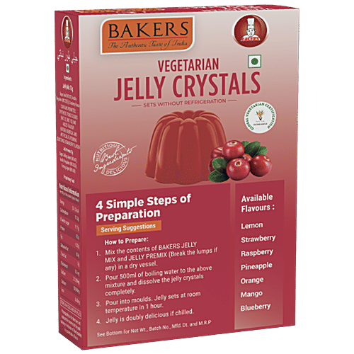 Buy BAKERS Vegetarian Jelly Crystals - Cranberry Flavour Online at Best ...