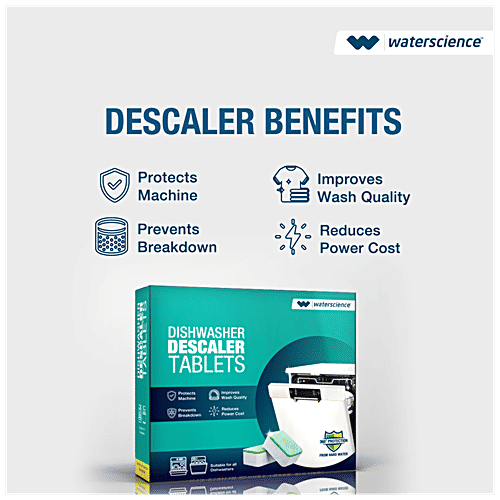 Buy WaterScience Dishwasher Descalers - Protects Machine From Hard ...