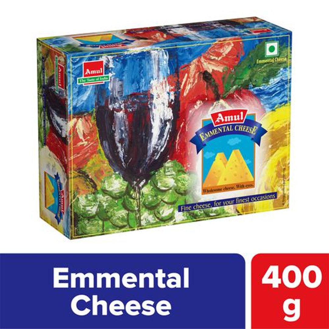 Buy Amul Emmental Cheese - Wholesome, Rich In Calcium Online at Best ...