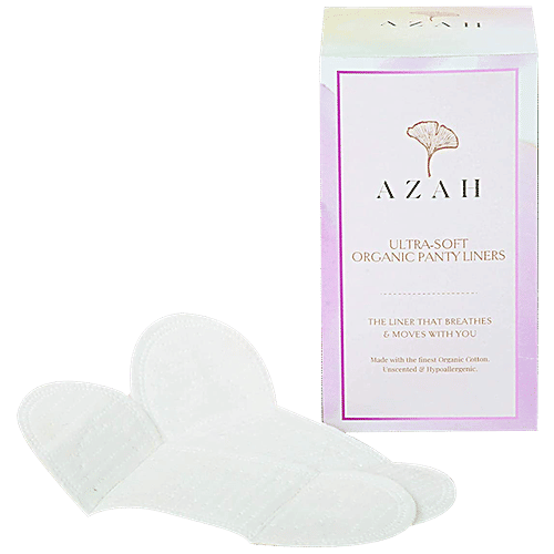 Buy Azah Ultra- Soft Organic Cotton Panty Liner Online at Best Price of ...