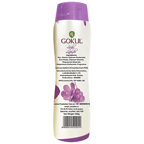 Buy Gokul Lively Lavender Beauty Powder - Long Lasting Online at Best ...