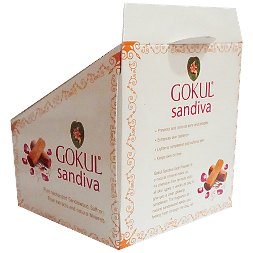 Buy Gokul Santol Pure Sandalwood Face Powder With Saffron & Rose ...