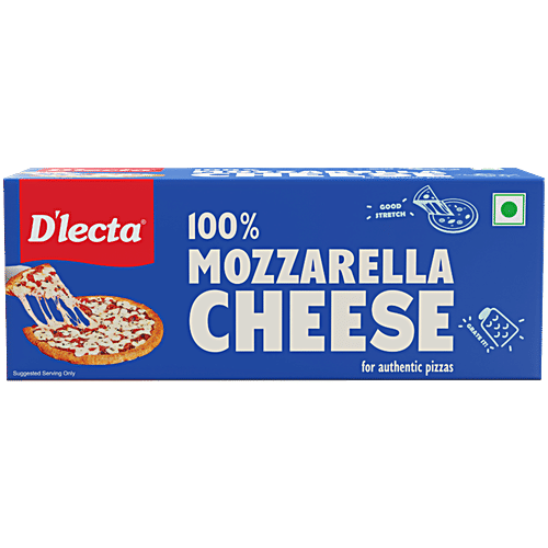 Buy D'lecta 100% Mozzarella Cheese Block Online at Best Price of Rs 99 ...