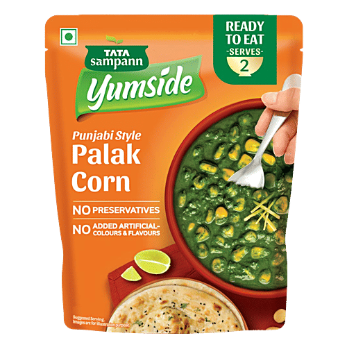 Buy Tata Sampann Yumside Punjabi Style Palak Corn - Ready To Eat Meal ...