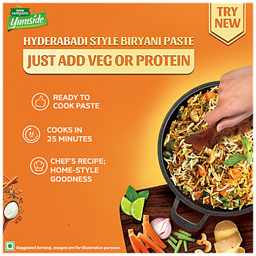 Buy Tata Sampann Yumside -hyderabadi-style-biryani-paste-ready-to-cook ...