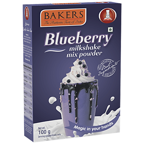 Buy BAKERS Milkshake Mix Powder - Blueberry, Ready To Use Online at ...