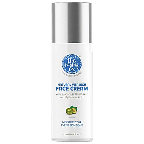 Buy The Moms Co Natural Vita Rich Face Cream - Moisturises & Evens Skin ...