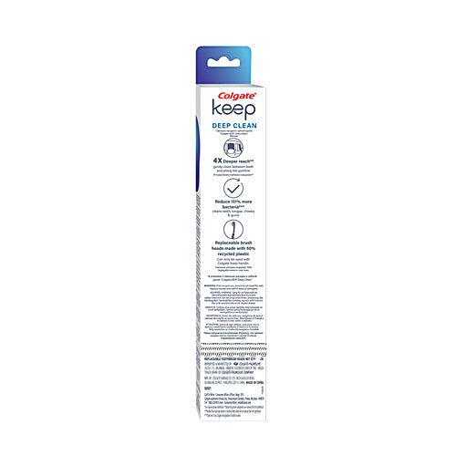Buy Colgate Keep Deep Clean Toothbrush Heads Refill Pack - Soft Online ...