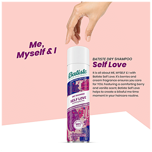 Buy Batiste Dry Shampoo - Self Love, Beaming Berries, Refreshes Hair ...