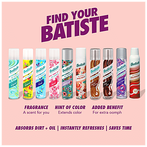 Buy Batiste Dry Shampoo - Self Love, Beaming Berries, Refreshes Hair ...