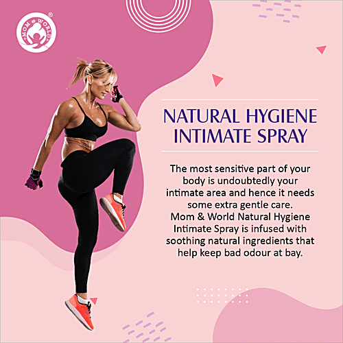 Buy Mom & World Natural Hygiene Intimate Spray - Dermatologically ...
