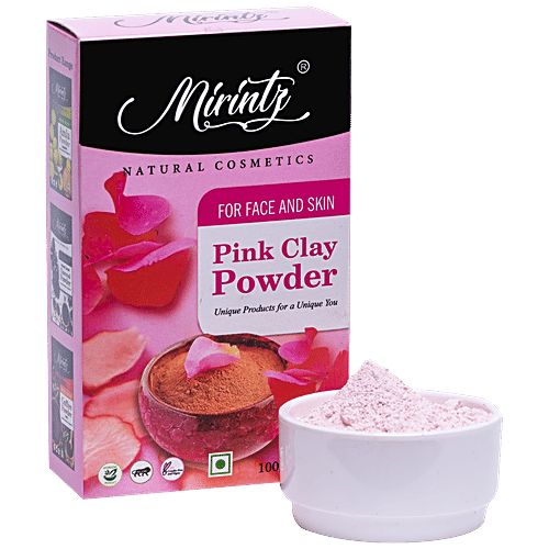 Buy Mirintz Pink Clay Powder - Natural, Vegan, Cruelty-Free, For Face ...