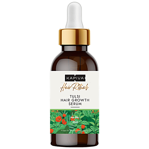 Buy Kapiva Tulsi Hair Growth Serum - Promotes Hair Growth, With Tulsi ...