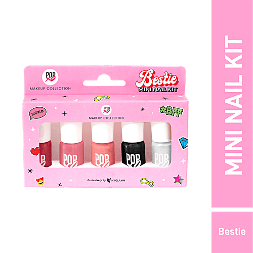 Buy MyGlamm POPxo Bestie Mini Nail Kit - Pretty Peach, Old S-Cool ...