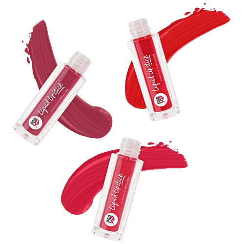 Buy MyGlamm POPxo Makeup OG Crew Liquid Lipstick Kit - Smudge Proof ...