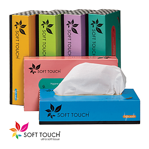 Buy Soft Touch Informal - Ultra Soft Facial Tissue Box Online at Best ...