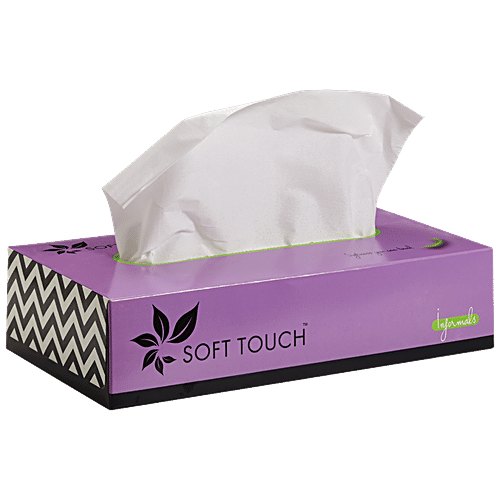 Buy Soft Touch Informal - Ultra Soft Facial Tissue Box Online at Best ...