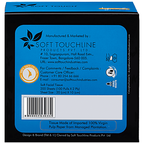 Buy Soft Touch Informal - Ultra Soft Facial Pop-Up Tissue, 2 Ply ...