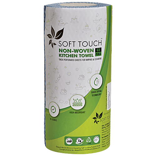 Buy Soft Touch Non Wooven - Re-Usable & High Absorbent Kitchen Towel ...