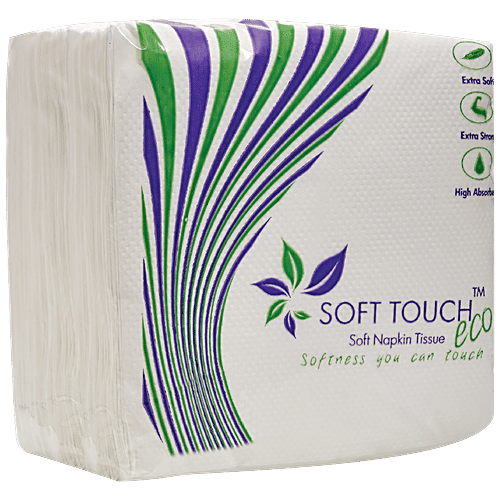 Buy Soft Touch Eco - Soft Cocktail Napkin Tissue, 1 Ply, Soft & High ...