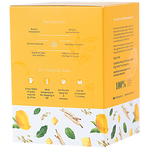 Buy Seven Spring Mango Musli Peppermint Tea - Green Tea, Refreshes Body ...