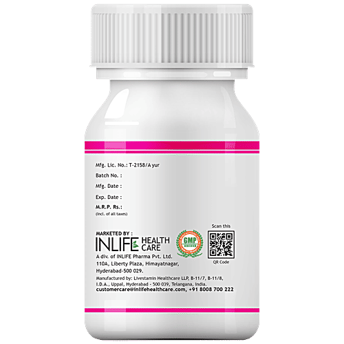 Buy INLIFE Hair Support 500 Mg Capsules - For Strong Hair Online at ...