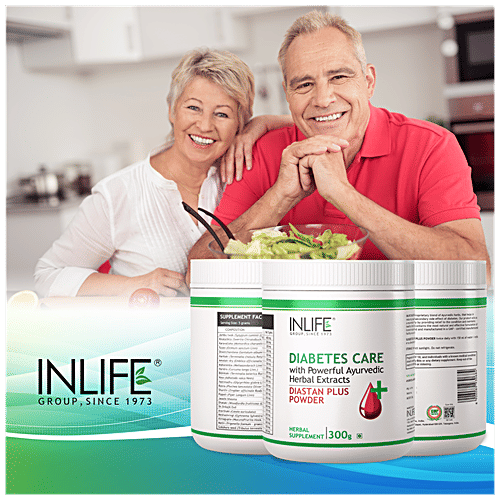 Buy INLIFE Diastan Plus Powder - Diabetes Care, Natural Flavour, Herbal ...