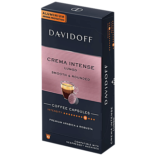 Buy Davidoff Crema Intense Lungo Smooth & Rounded Coffee Capsules - 100% Arabica Online at Best ...