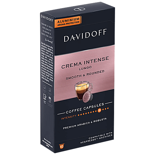 Buy Davidoff Crema Intense Lungo Smooth & Rounded Coffee Capsules - 100% Arabica Online at Best ...