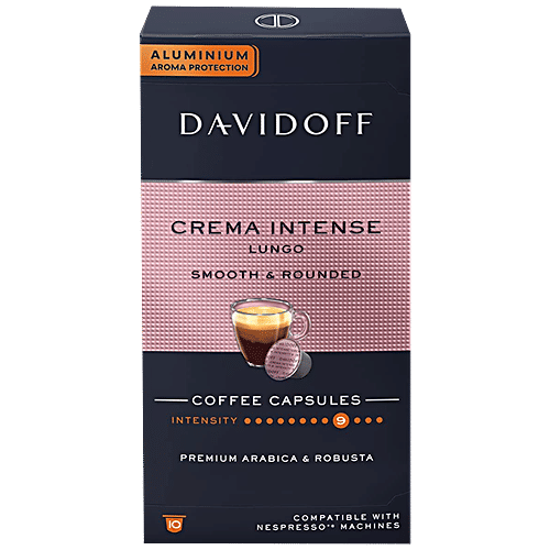 Buy Davidoff Crema Intense Lungo Smooth & Rounded Coffee Capsules - 100% Arabica Online at Best ...