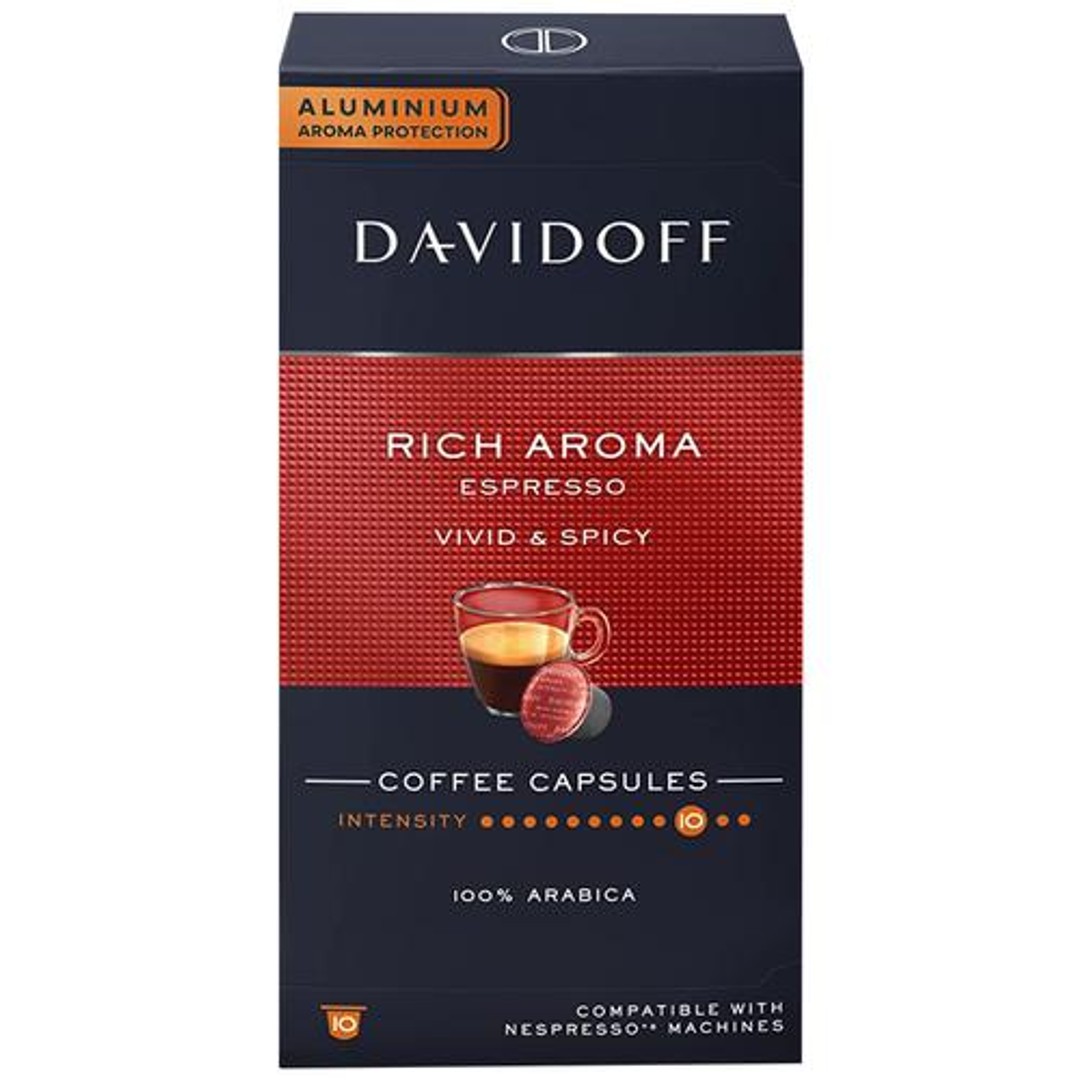 Buy Davidoff Rich Aroma Espresso Vivid & Spicy Coffee Capsules - 100% ...