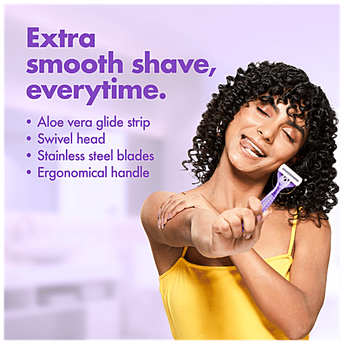 Buy Bombae Flexi Disposable Body Razor - For Women, Aloe Smooth Online ...