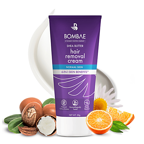 Buy Bombae Shea Butter Hair Removal Cream - For Women With Aloe Vera ...