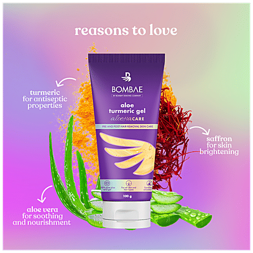 Buy Bombae Aloe Turmeric Gel - For All Skin Types Online at Best Price ...