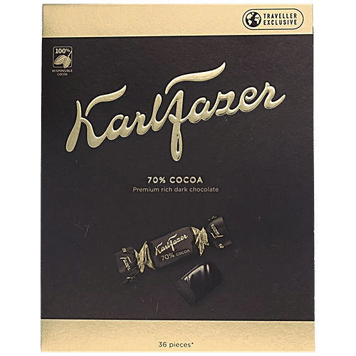 Buy Karl Fazer Dark Chocolate - 70% Cocoa, Premium, Rich Online at Best ...