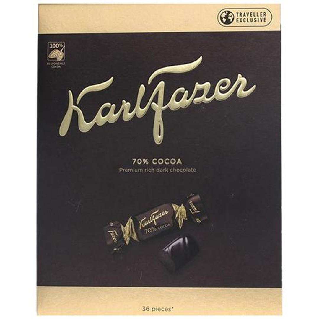 Buy Karl Fazer Dark Chocolate - 70% Cocoa, Premium, Rich Online at Best ...
