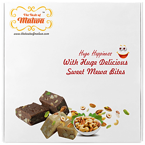 Buy TASTE OF MALWA Mewa Mix Bites - Authentic Taste, Delicious Dessert ...