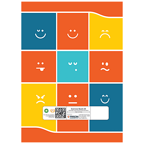 Buy Trison Studybuddy Notebook - Ruled, A4 Size, 140 Pages, 60 GSM ...