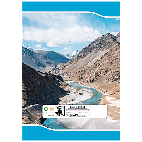 Buy Trison Studybuddy Notebook - Ruled, A4 Size, 320 Pages, 60 GSM ...