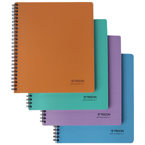 Buy Trison Spiral Executive Wire-O Bound Notebook - 150 Pages, 70 GSM ...